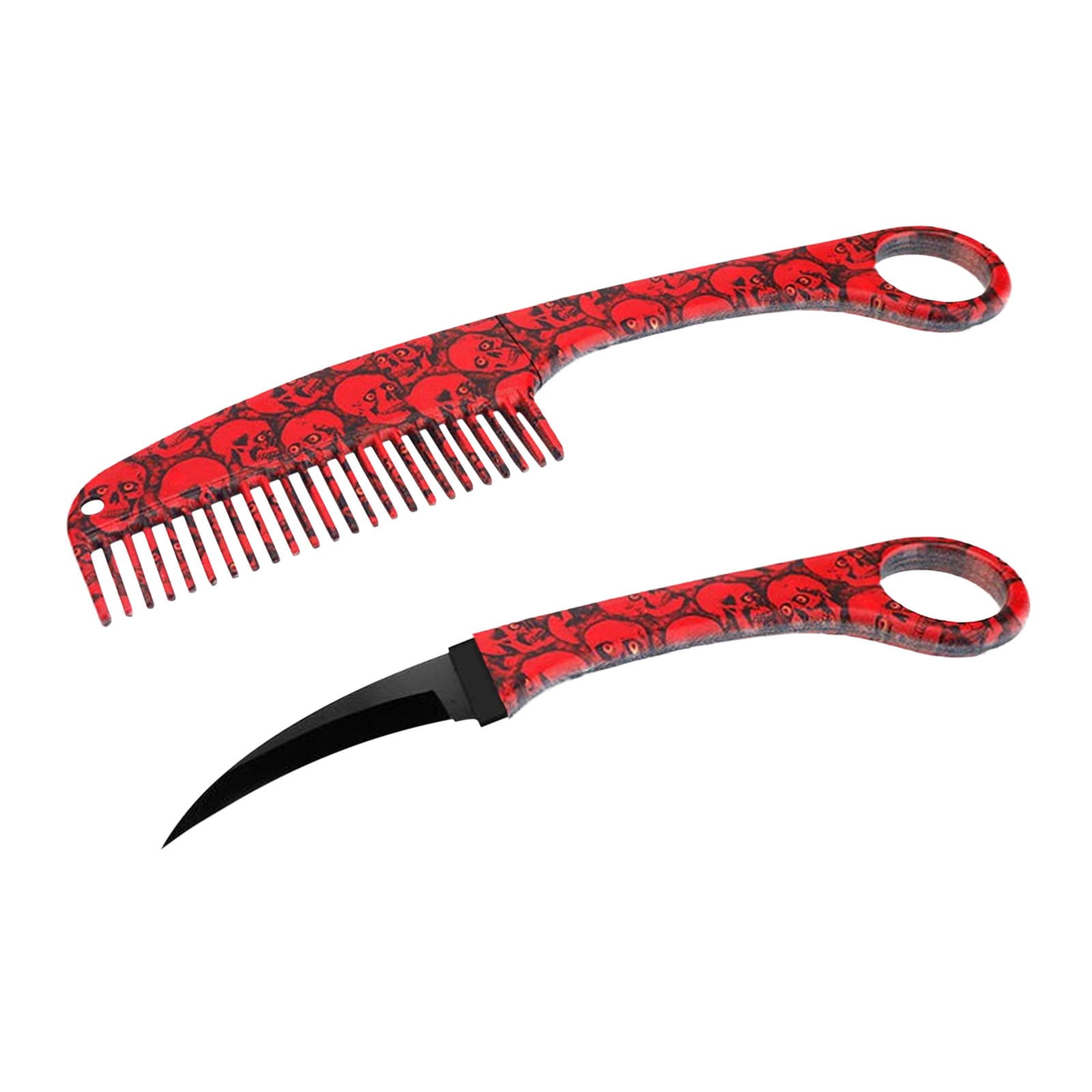 Stainless Steel Portable Comb Knife | Comb and Folding Blade Function ...