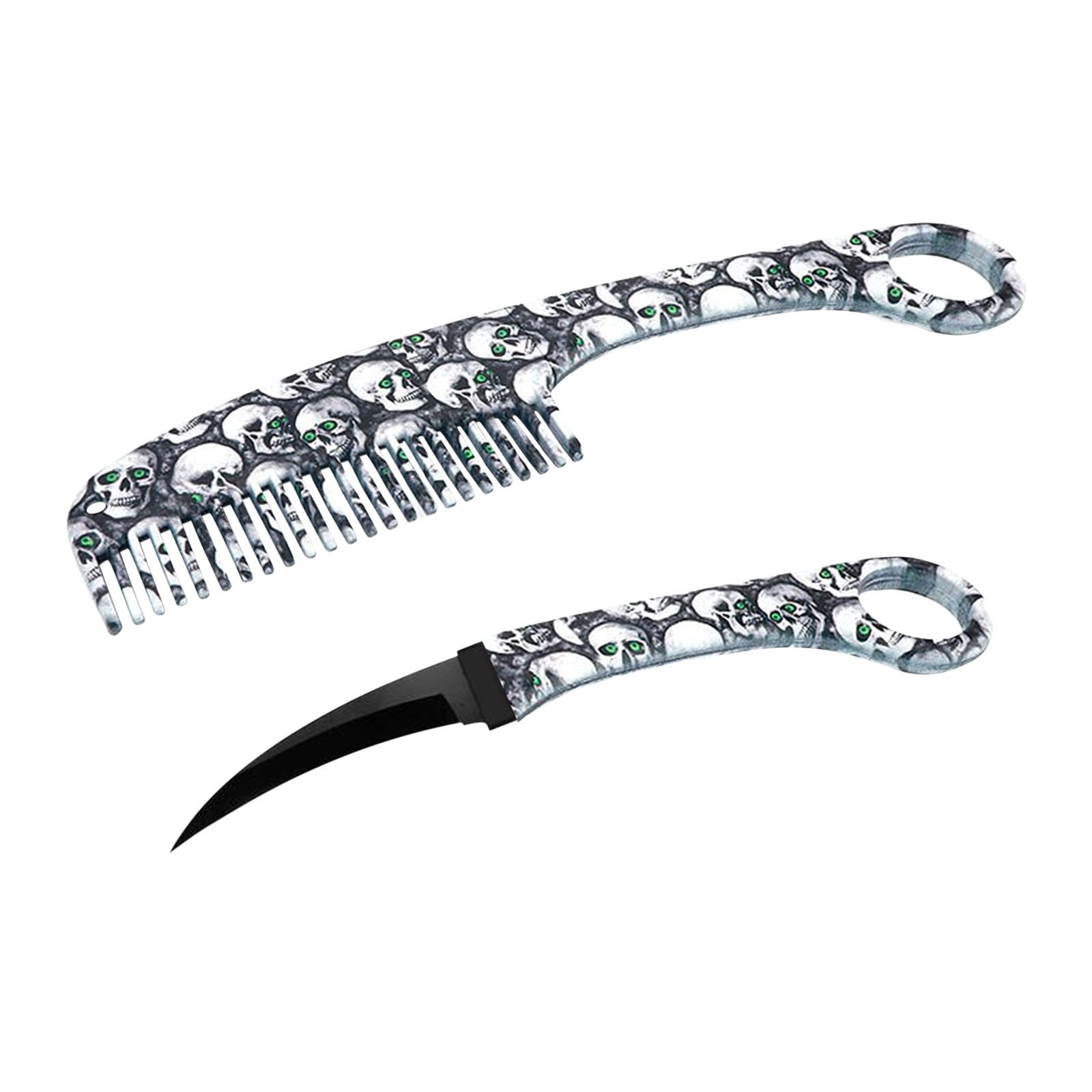 Stainless Steel Portable Comb Knife | Dual-Purpose Comb and Small Knife ...