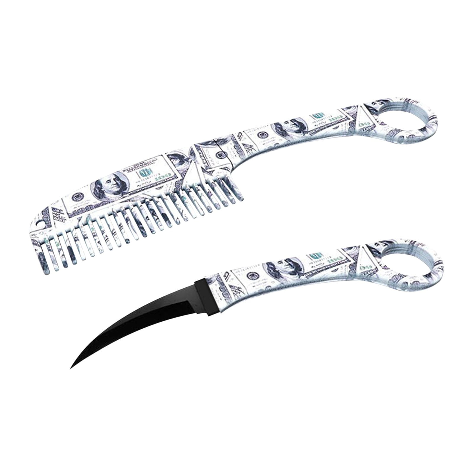 Stainless Steel Portable Comb Knife - Multi-Function Tactical Survival ...