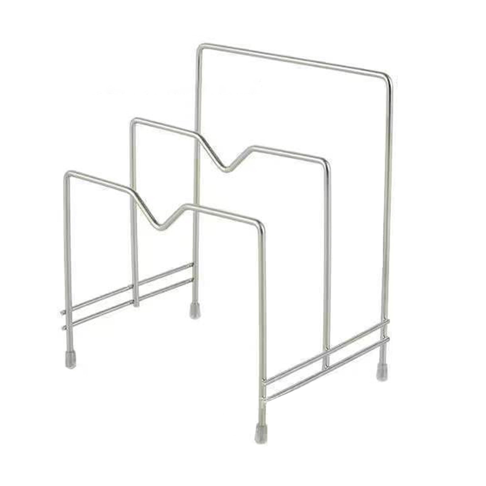 Stainless Steel Pot Lid Holder Modern Heavy Duty Standing Multi ...