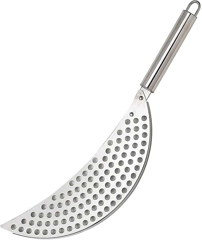 Stainless Steel Pot Strainer, Pasta Strainer Hand Held Pot Drainer with ...