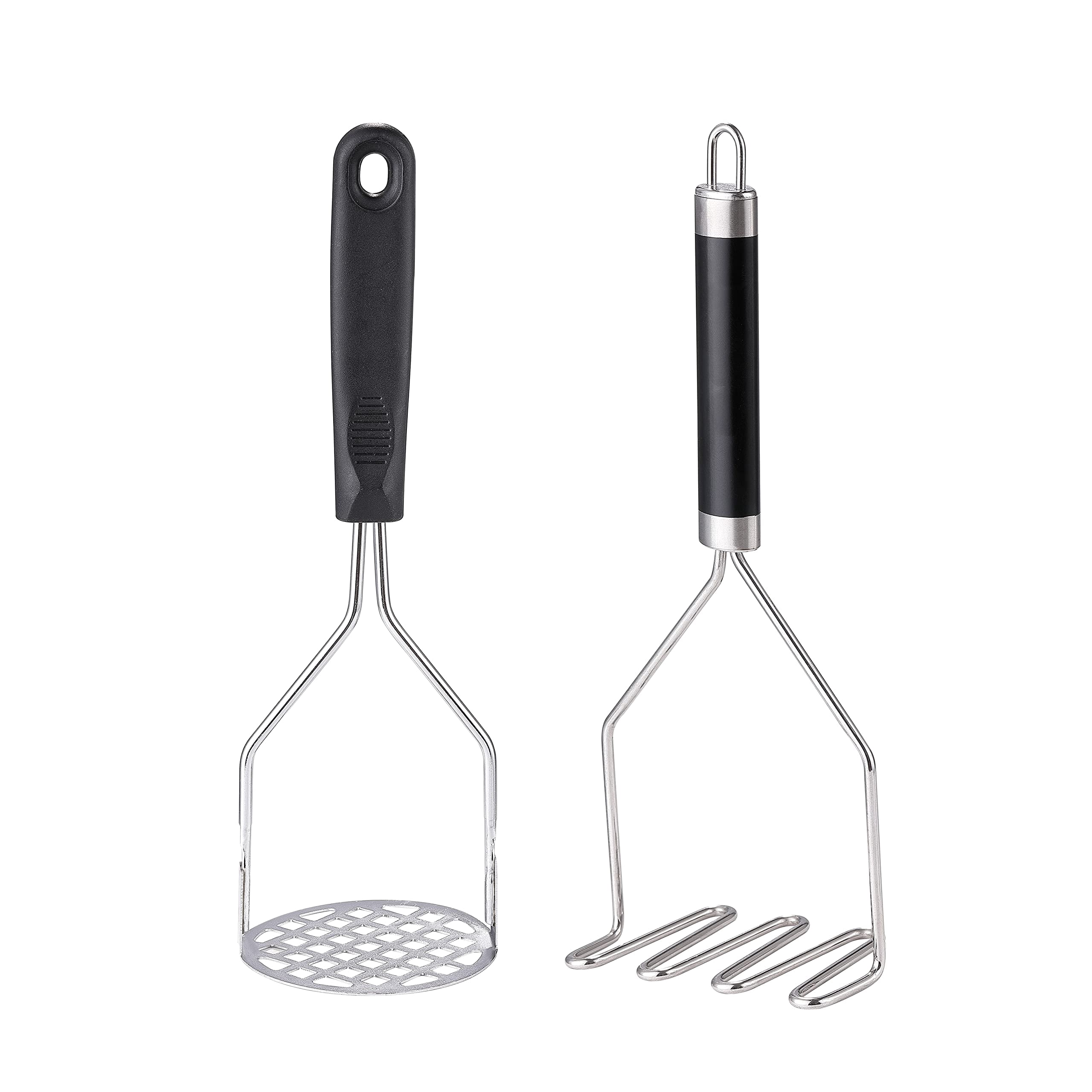 Stainless Steel Potato Masher, 2-in-1 Dual Design Mashed Potatoes ...