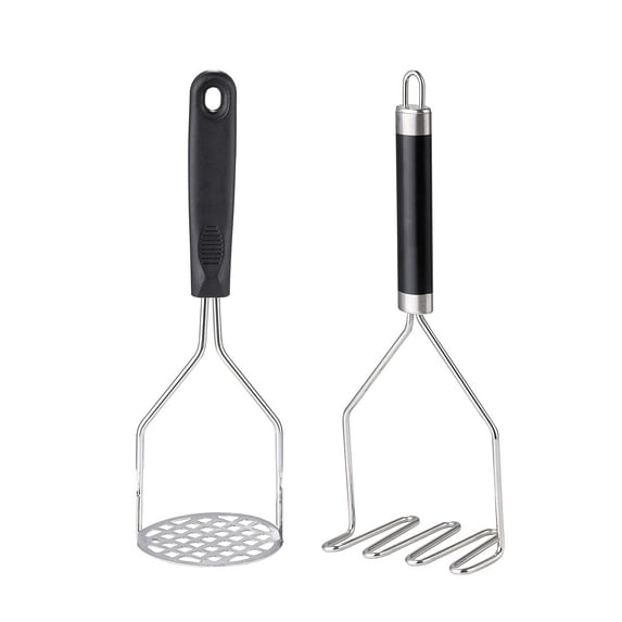 Stainless Steel Potato Masher, 2-in-1 Dual Design Mashed Potatoes ...