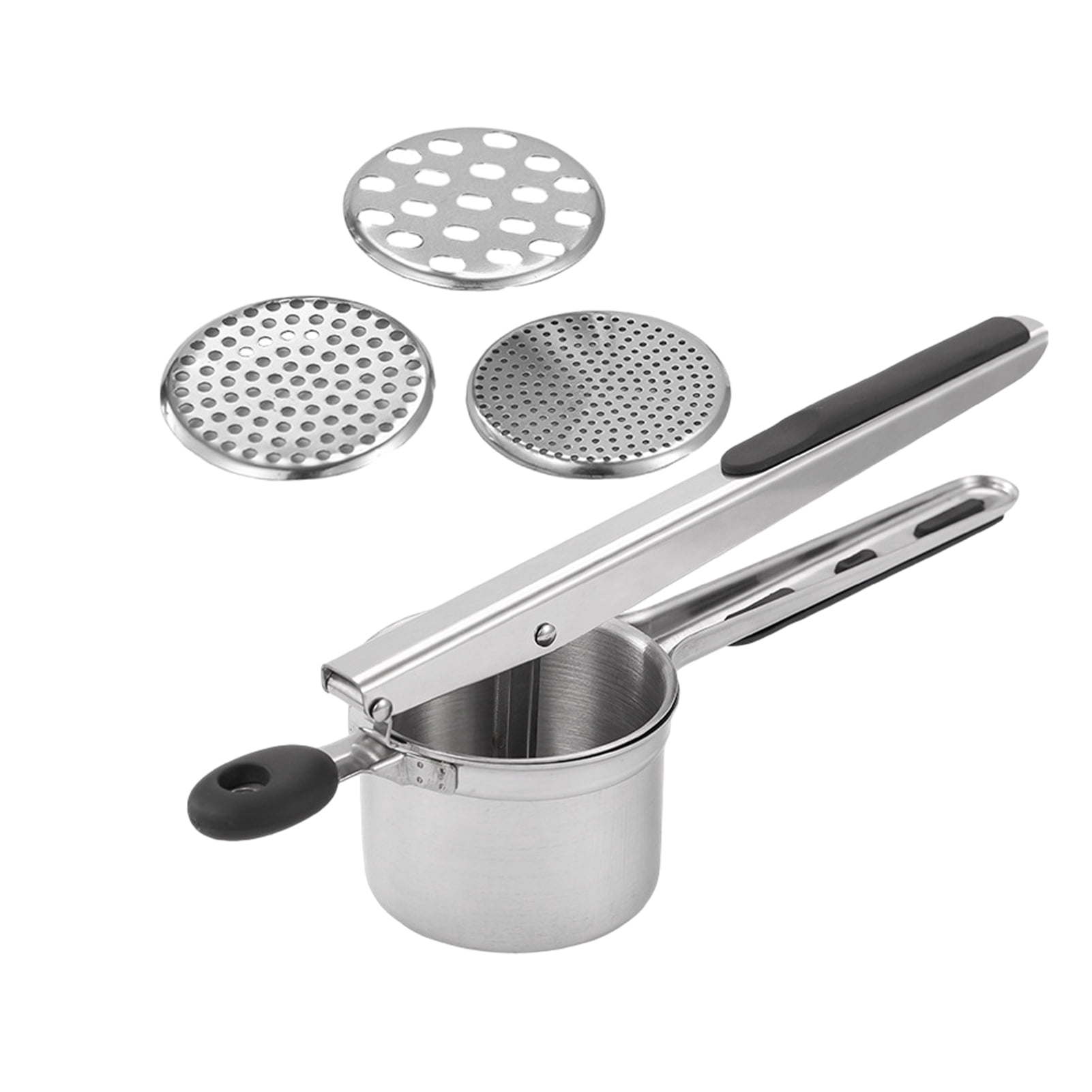 Stainless Steel Potato Masher, Kitchen Tool For Potatoes, Detachable 3 ...