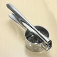 Stainless Steel Potato Masher Puree Fruit Vegetable Juicer Press Mixer ...