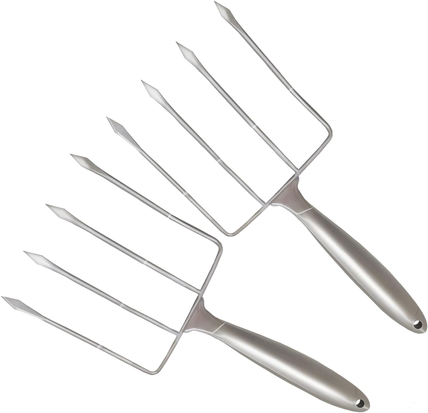 Stainless Steel Poultry Lifters Set of 2.Meat Forks, Roaster Poultry ...