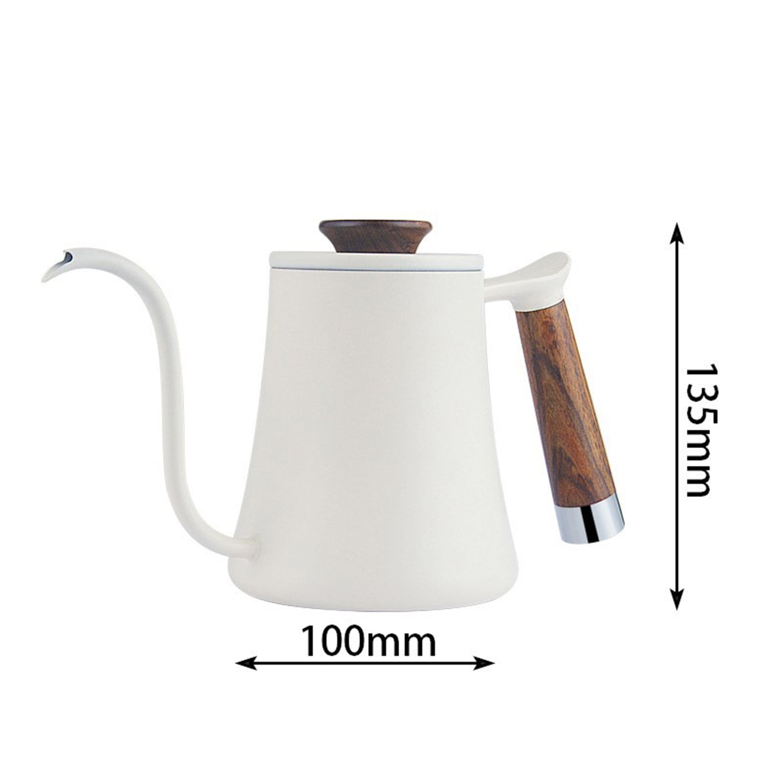 Stainless Steel Pour Over Coffee Kettle Gooseneck Drip Spout Pot W ...