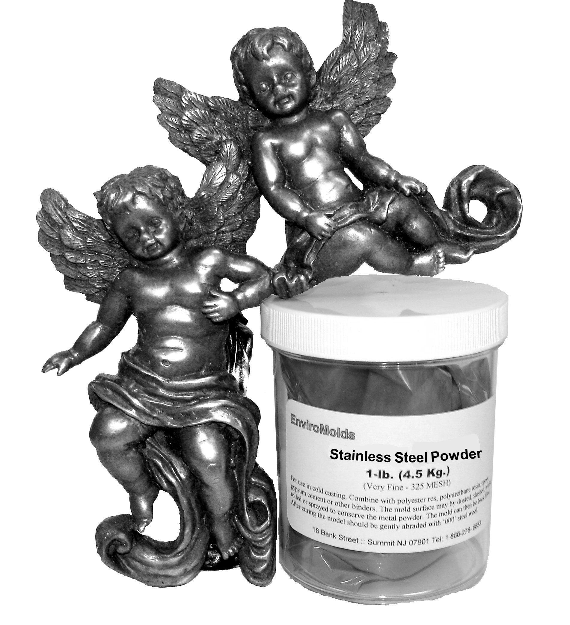 Stainless Steel Powder 325 Mesh - 1-lb. by ArtMolds Brand for Cold ...