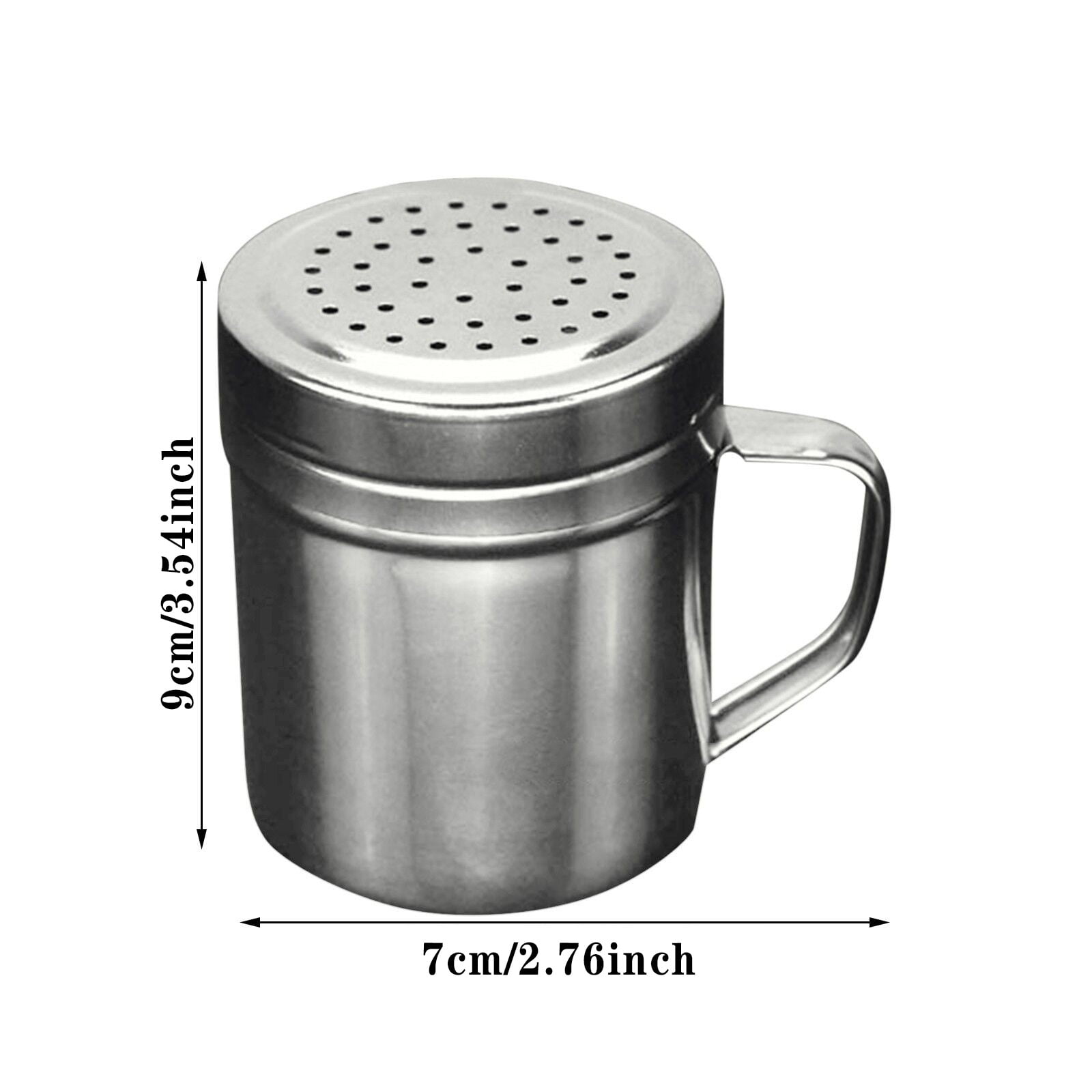 Stainless Steel Powder Shaker Seasoning Bottle With Handle Multi ...