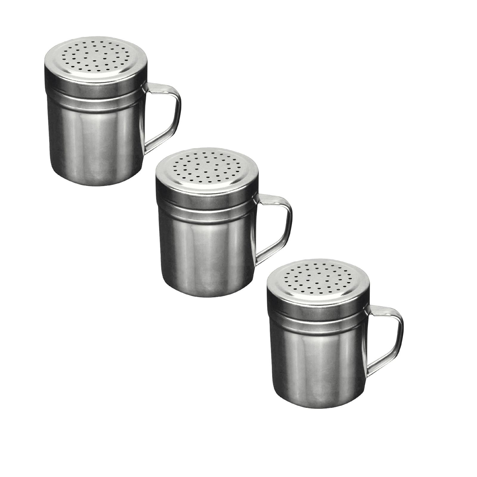 Stainless Steel Powder Shaker With Handle And Function Fine Mesh Powder ...