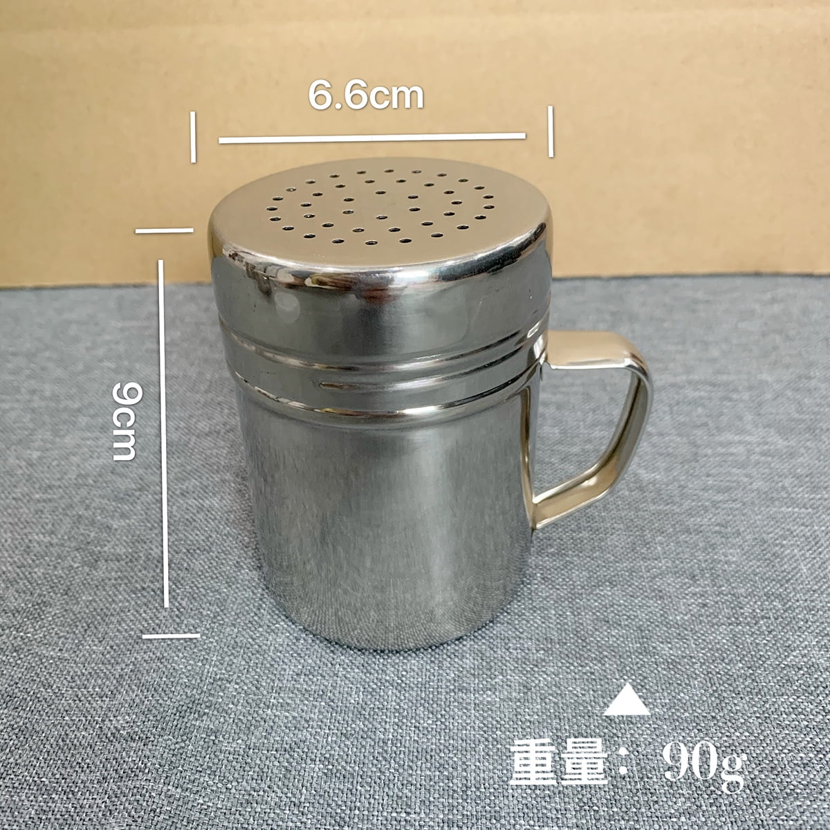 Stainless Steel Powder Spreader with Handle Purpose Dense Hole Powder ...