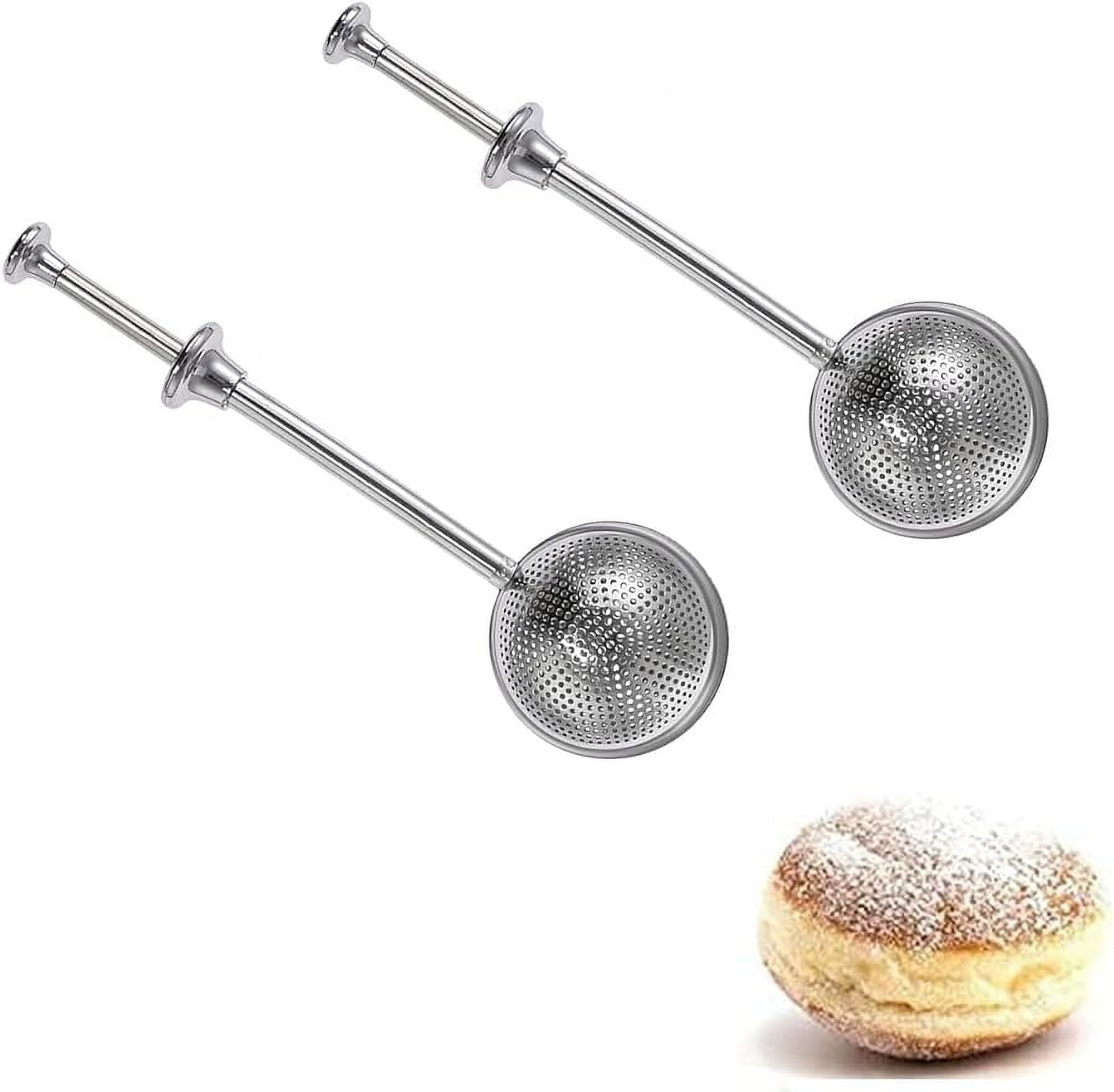 Stainless Steel Powdered Sugar Shaker Duster, 2PCS Powdered Sugar ...