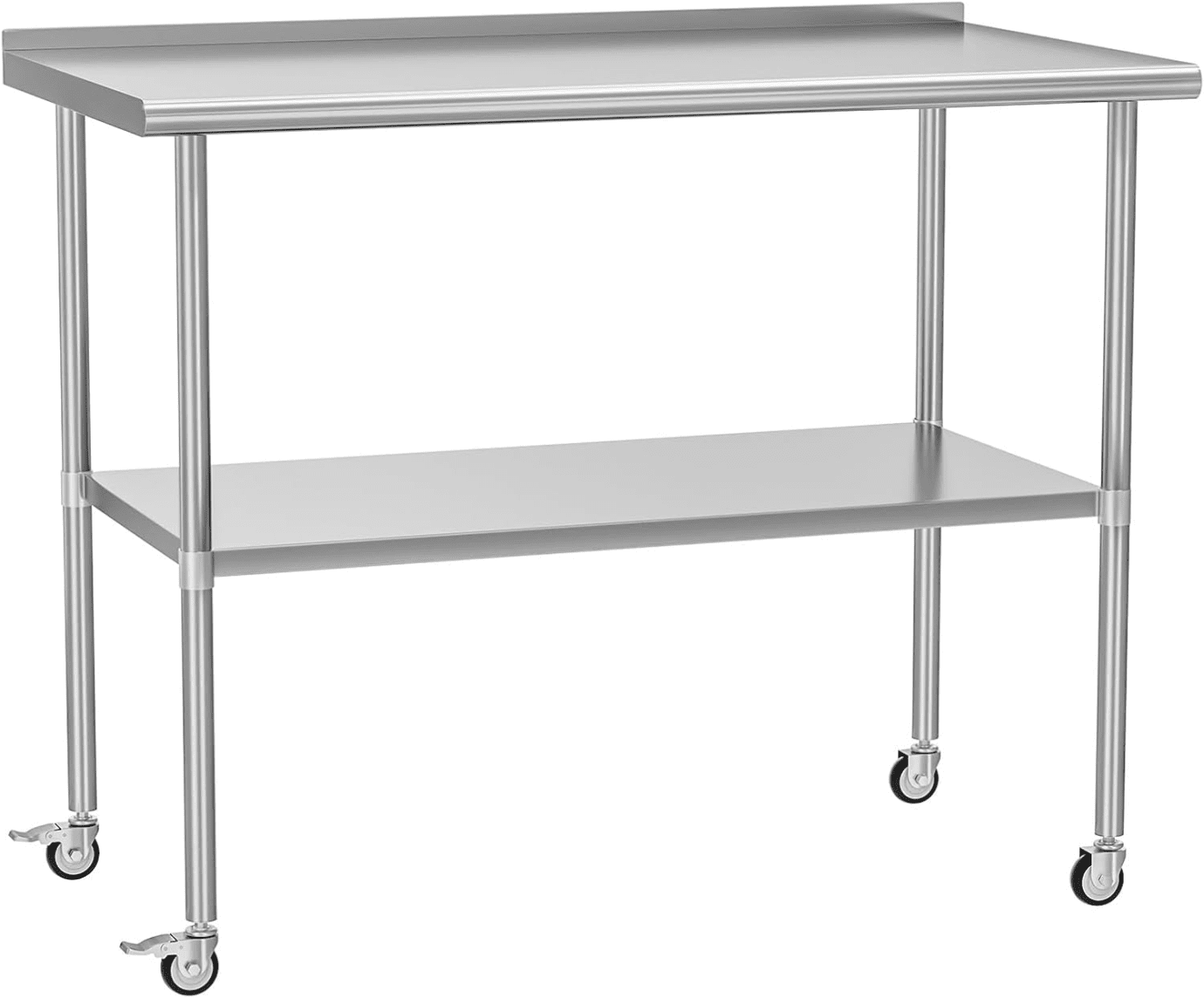 Stainless Steel Prep Table 30x48 Inches with Adjustable Undershelf ...