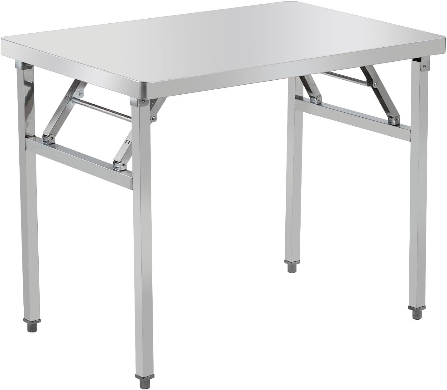 Stainless Steel Prep Table,Folding Workstation,Heavy-Duty Kitchen Table ...