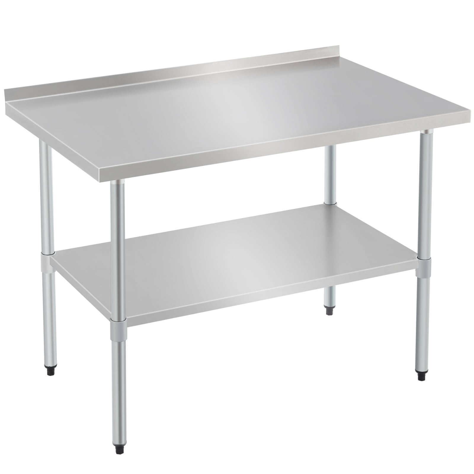 Stainless Steel Prep Table, Heavy-Duty Commercial Work Table with ...