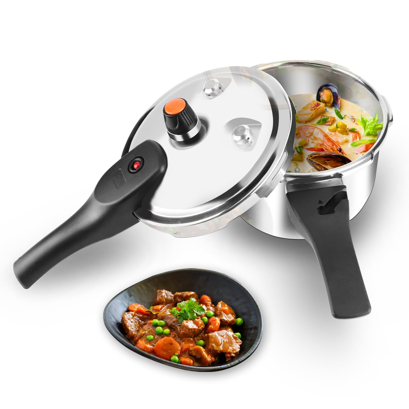 Stainless Steel Pressure Cooker, 2L Stainless Steel Pressure Cooker ...