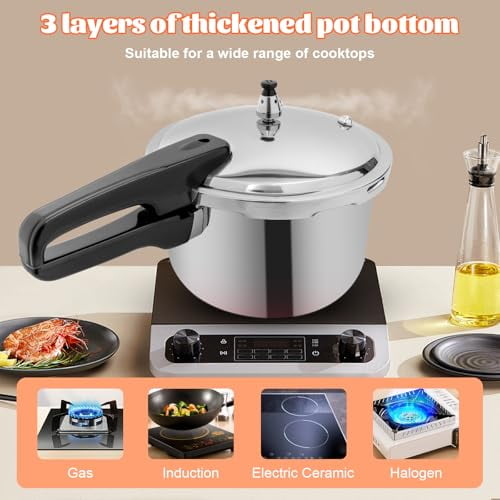 Stainless Steel Pressure Cooker Induction Cooker Pressure Canner ...
