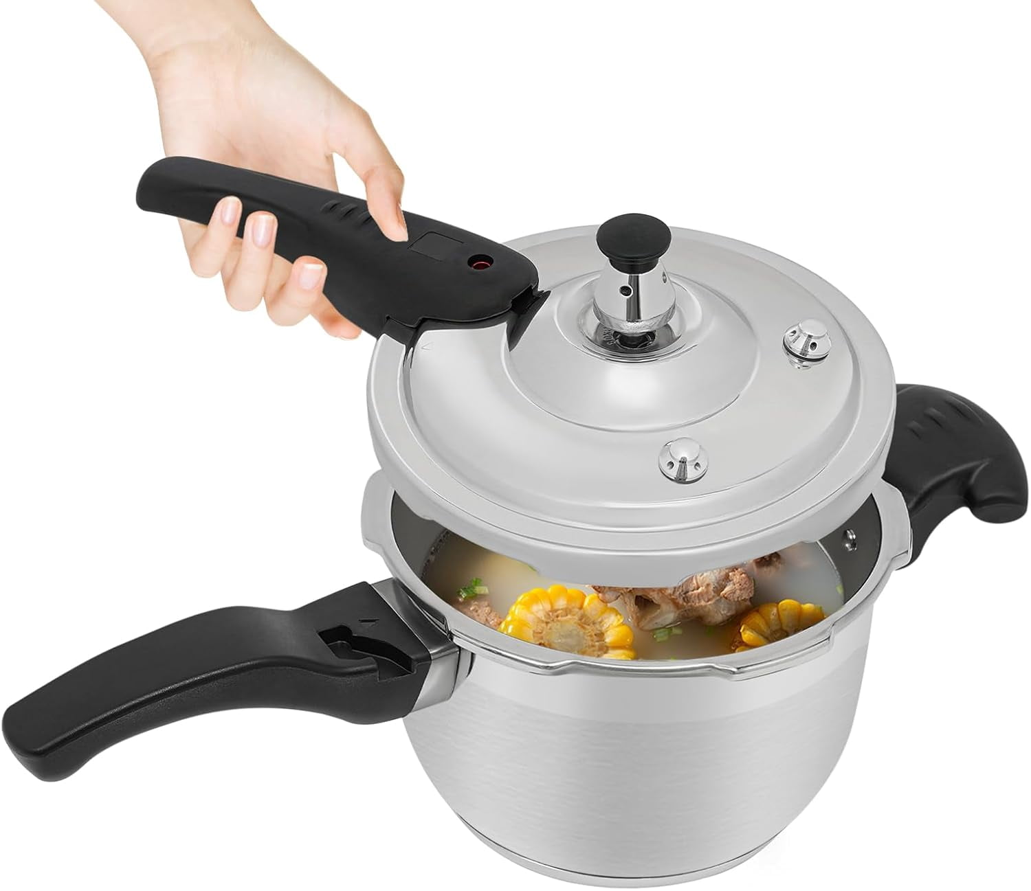 Stainless Steel Pressure Cooker Large Capacity 60Kpa Pressure Pot ...