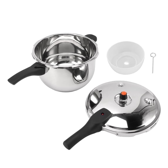 LIYJTK Stainless Steel Pressure Cooker, 4L Induction-Safe Pot with ...
