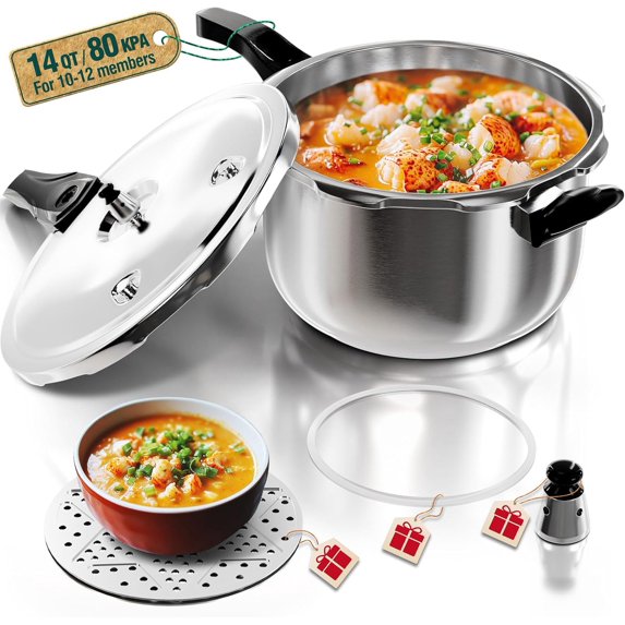 **stainless steel pressure cooker, spring valve safeguard devices, gas ...