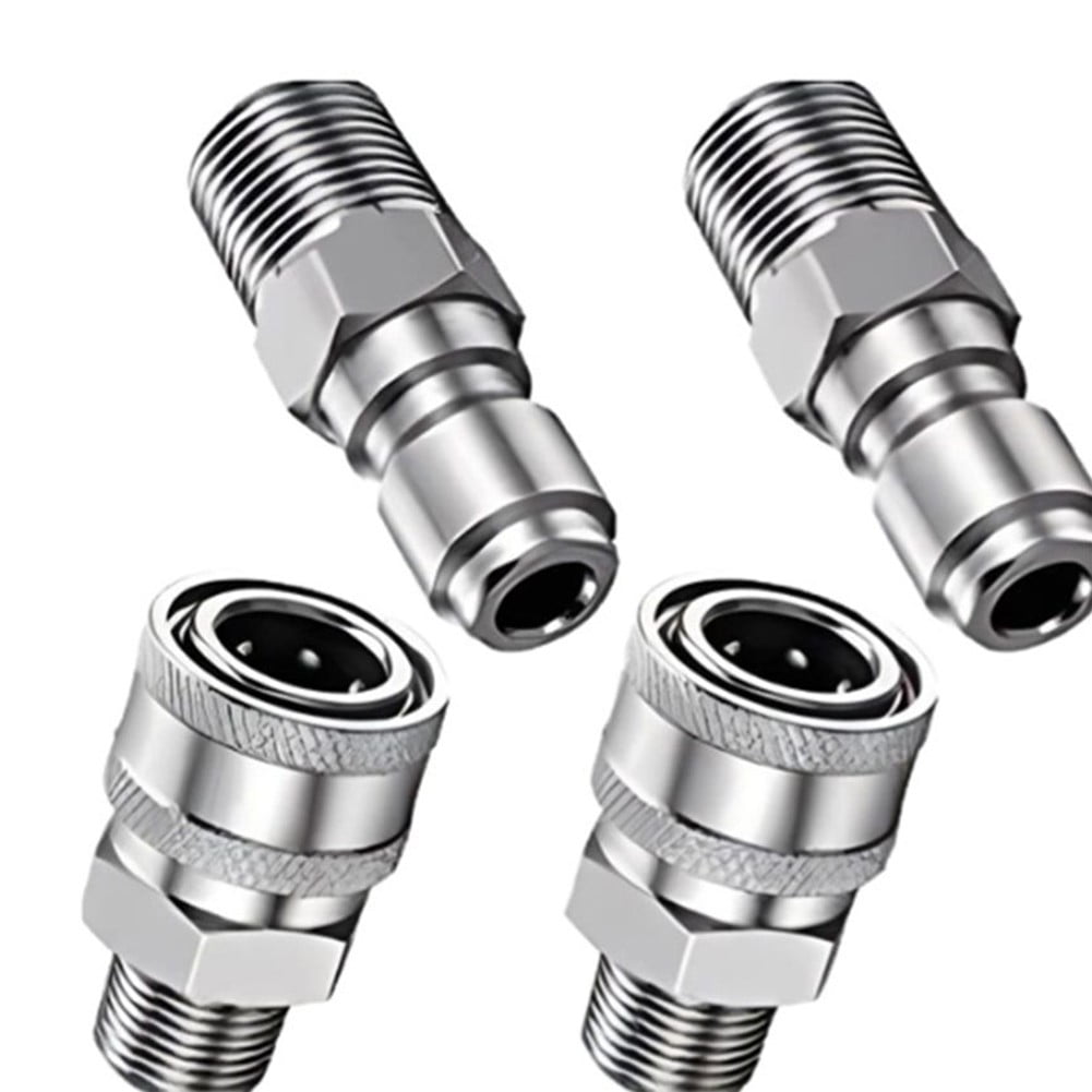 Stainless Steel Pressure Washer Quick Connect Fittings 3/8 Inch & 1/4 ...