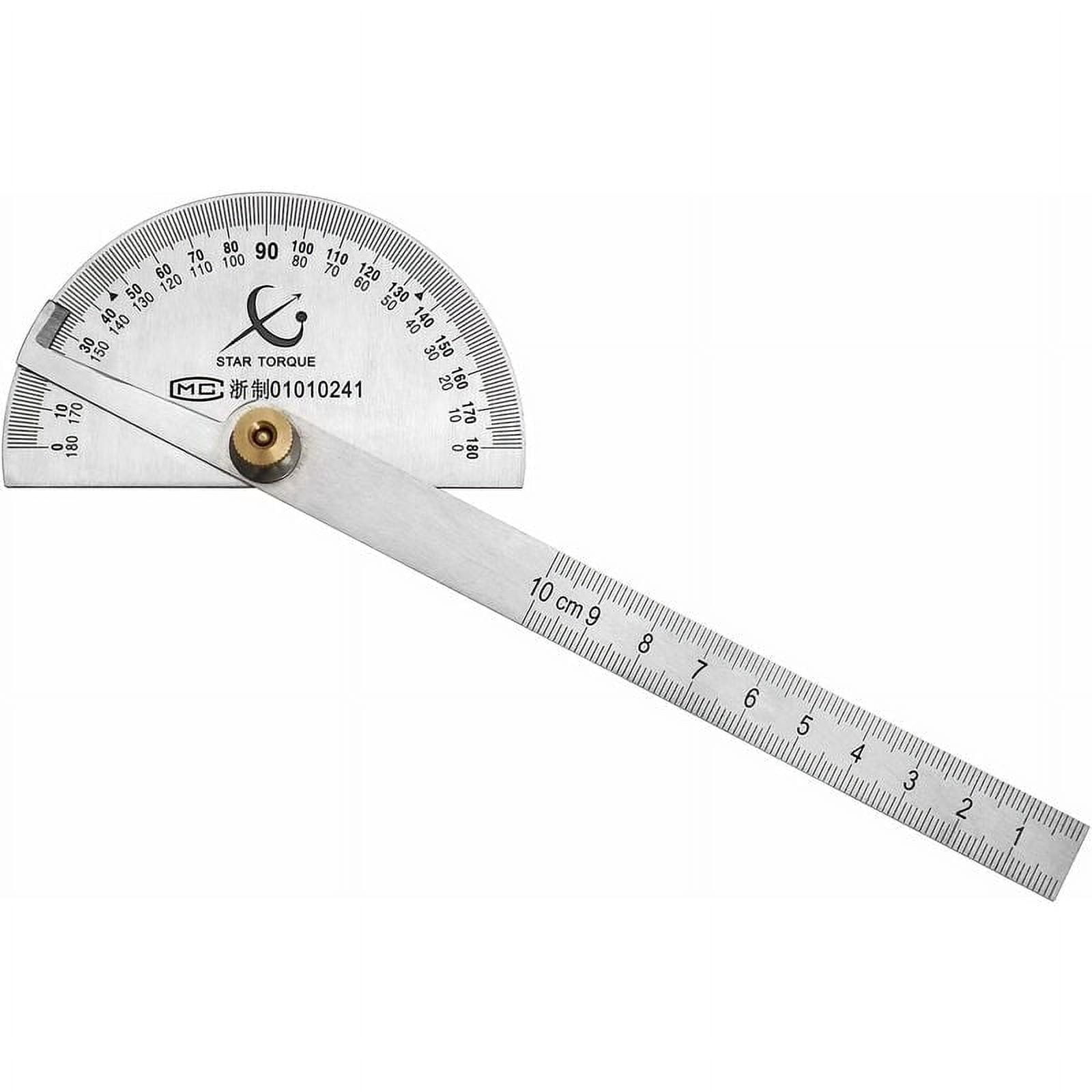 Stainless Steel Protractor For Engineering Drawing, Easy Operation ...