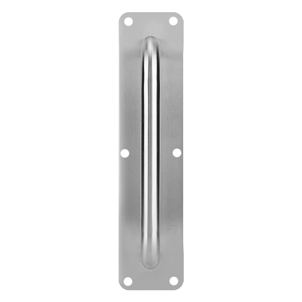 Stainless Steel Pull And Push Plate Door Access Door Pull Handle Oval ...