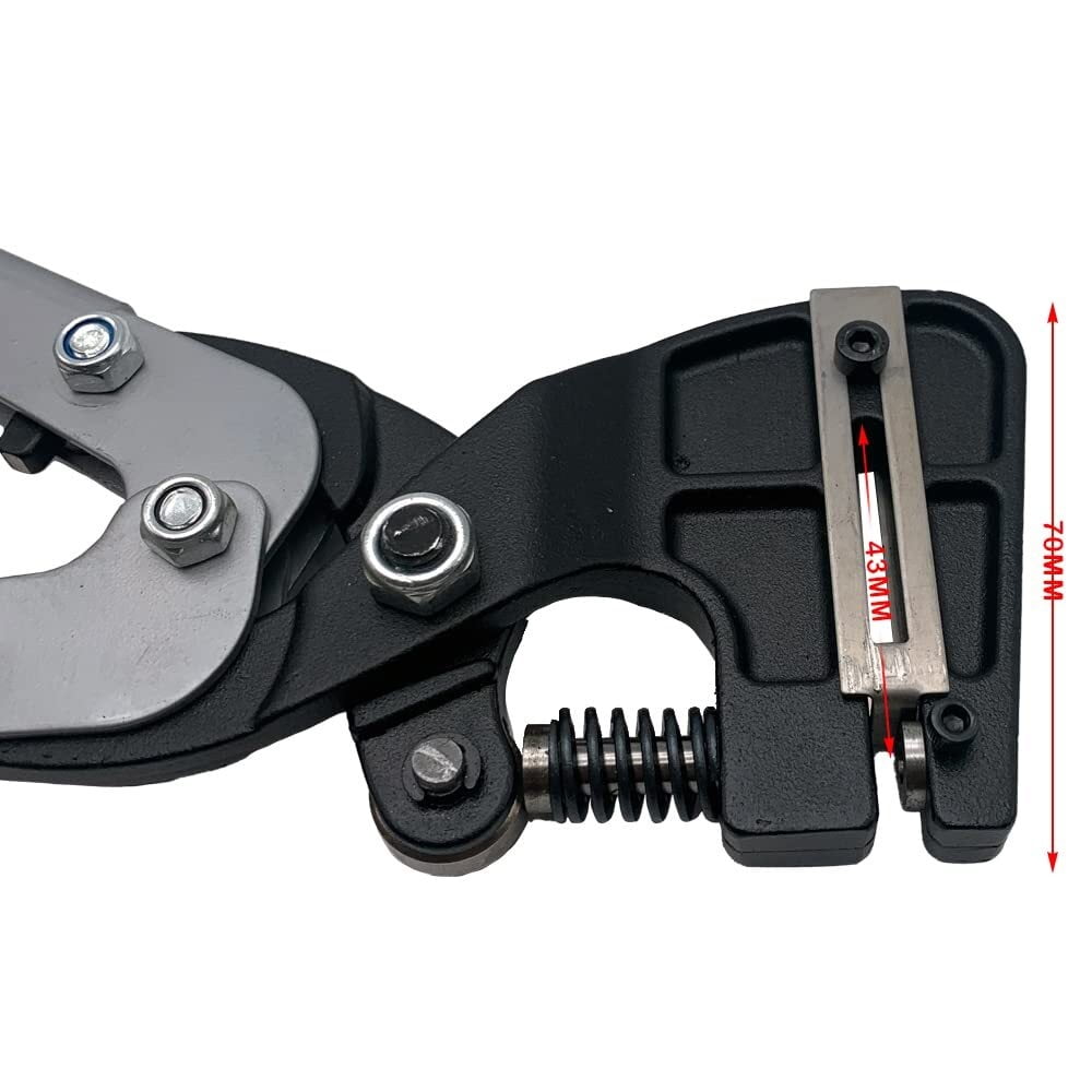 Stainless Steel Punching Pliers Luminous Character Manual Hole Puncher ...