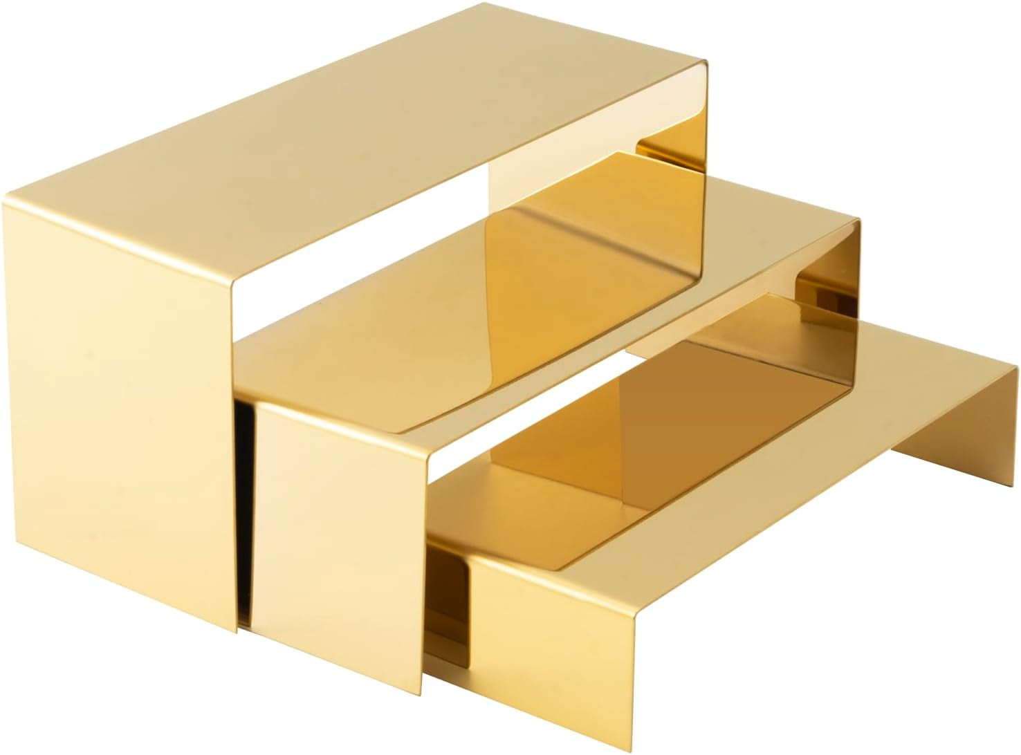 Stainless Steel Purse Display Stand - 3 Tier Golden Purse Holder Riser ...