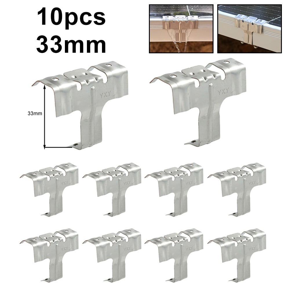 Stainless Steel Pv Solar Panel Water Guide Clips Increase Power ...