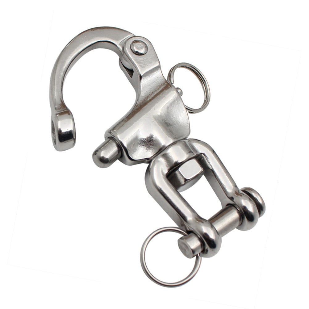 Stainless Steel Quick Shackle Swivel Snap Anchor Rigging Quick Release ...