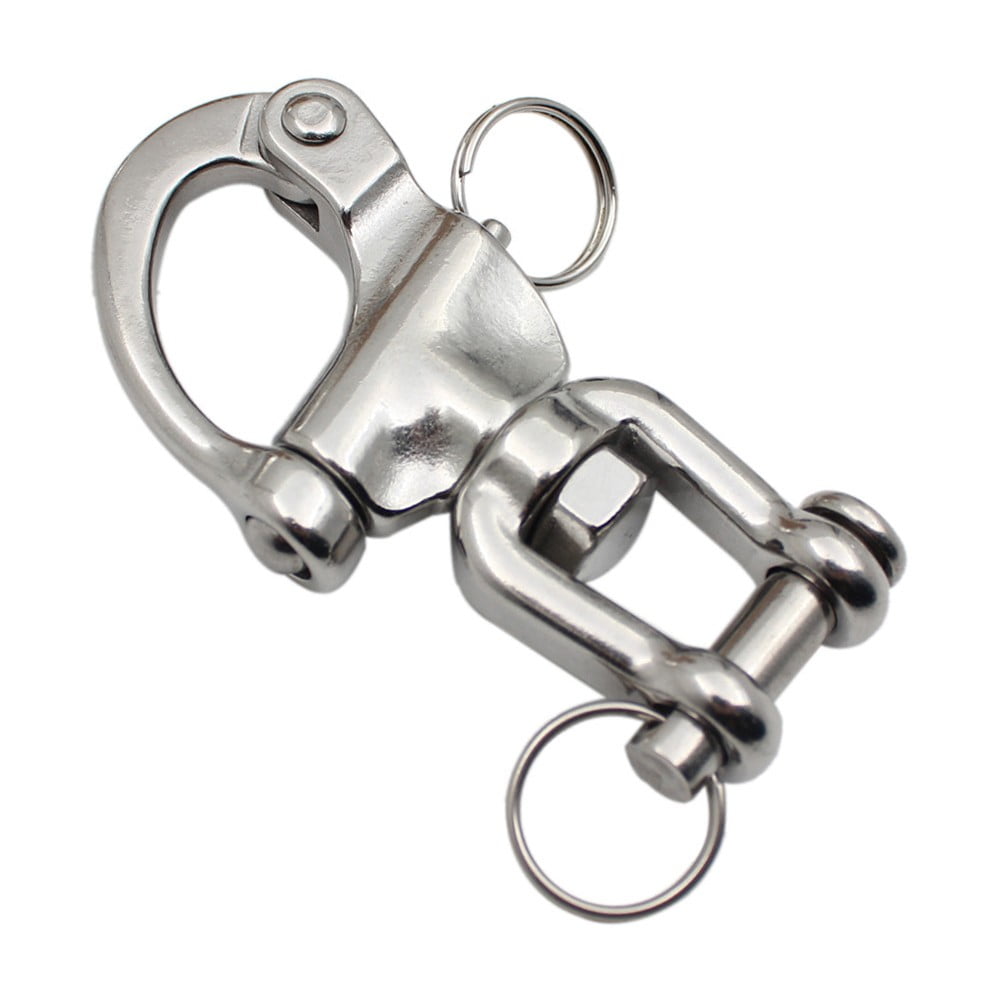 Stainless Steel Quick Shackle Swivel Snap Anchor Rigging Quick Release ...