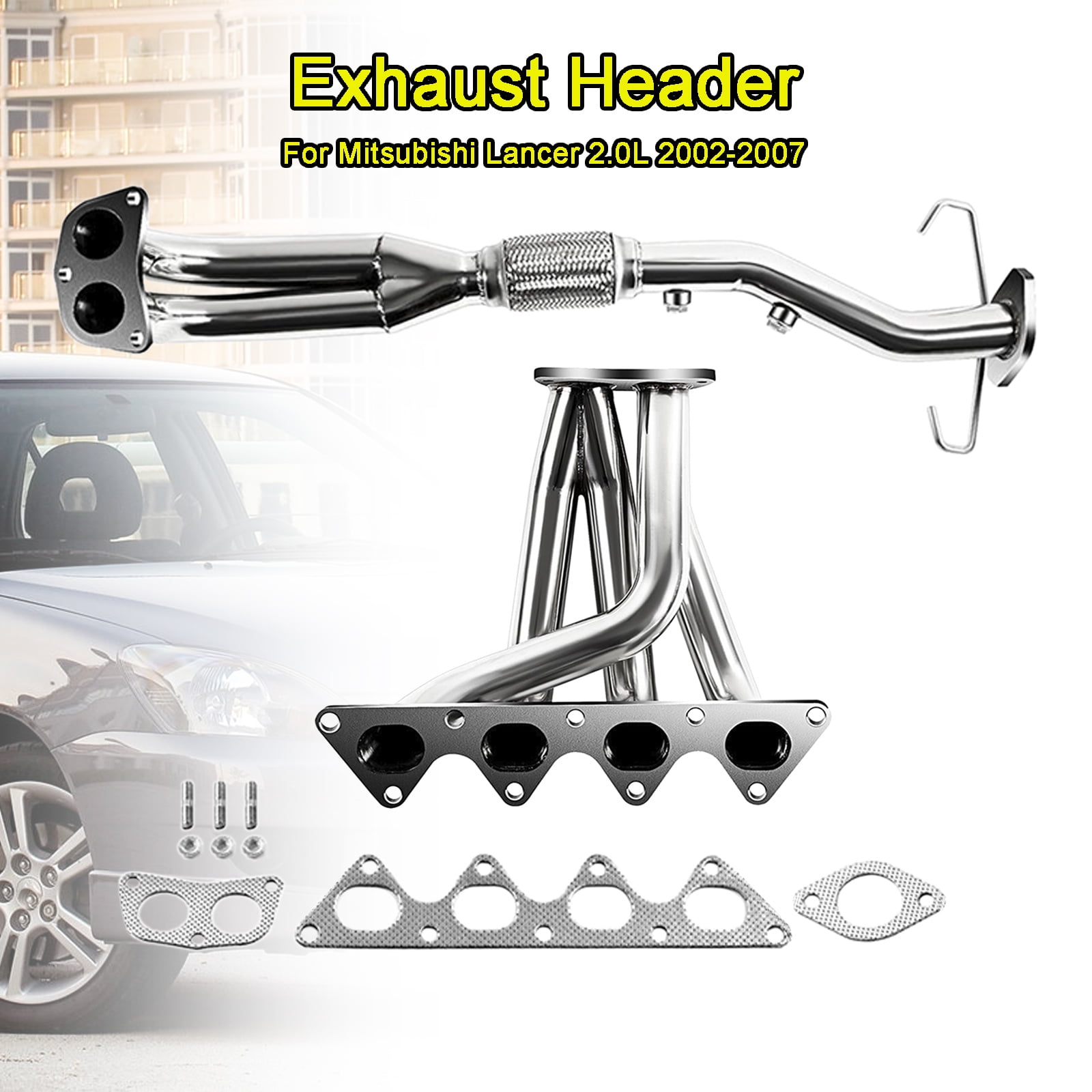 Stainless Steel Racing Exhaust Header Manifold Fit for Mitsubishi ...