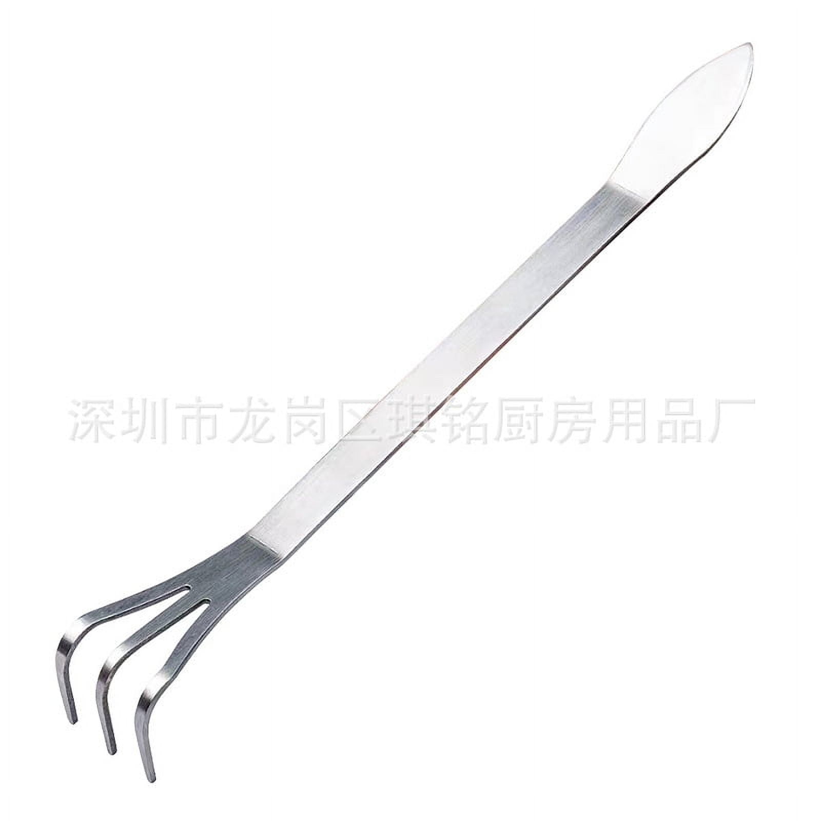 Stainless Steel Rake Cultivator for Gardening 3-Prong Bonsai Root Rake ...