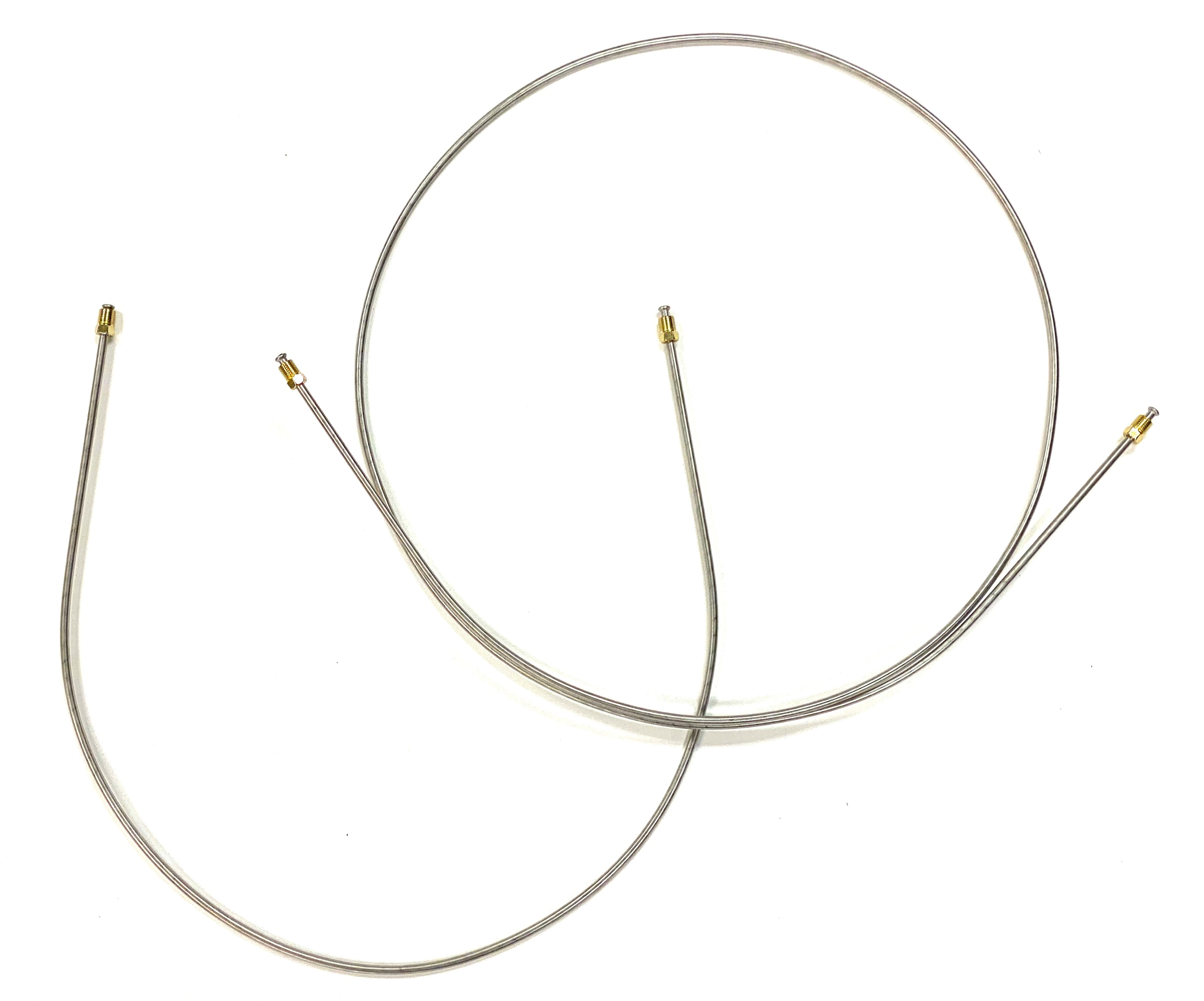 Stainless Steel Rear Axle Brake Line Pair. Cut To Length And Flared ...