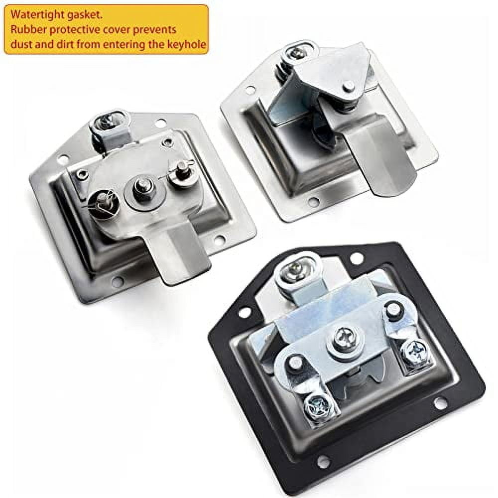 Stainless Steel Recessed Paddle Handle Locks with Linkage T-Folding ...