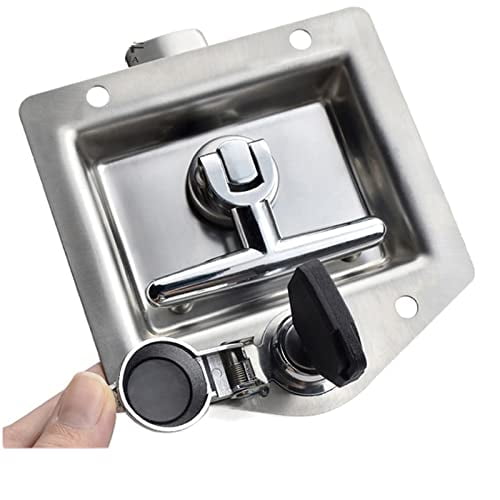 Stainless Steel Recessed Paddle Handle Locks with Linkage T-Folding ...