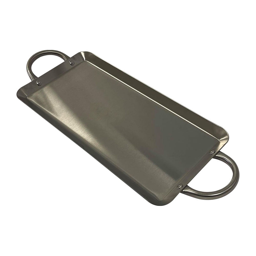 Stainless Steel Rectangular Serving Tray Tortilla Warmer 21.5"x8.4 ...