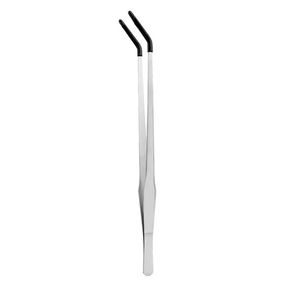 Stainless Steel Reptile Feeding Tongs with Rubber Tip, Extra Long 15 ...