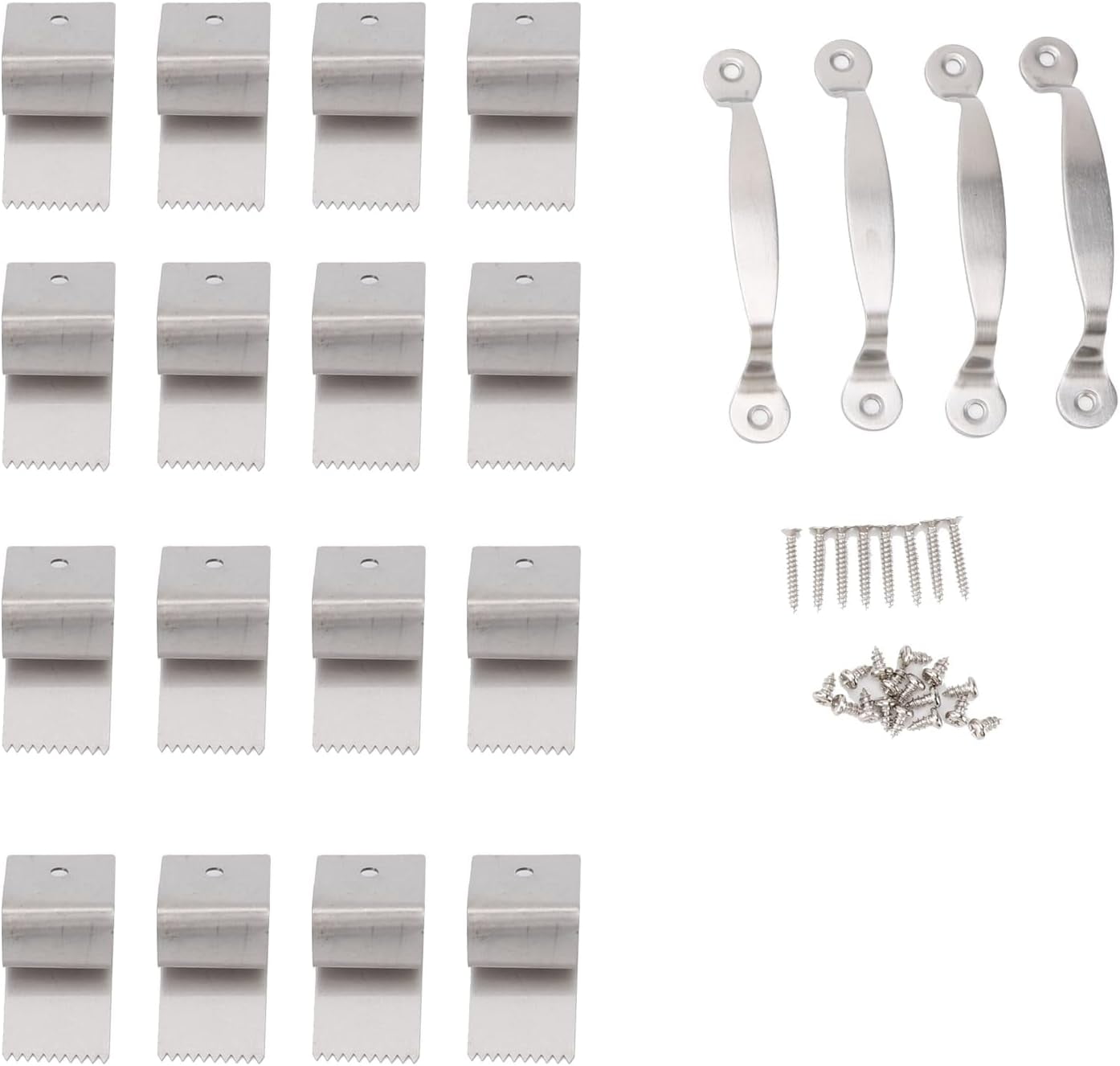 Stainless Steel Reusable Hurricane Window Clip with Screw, 16PCS ...