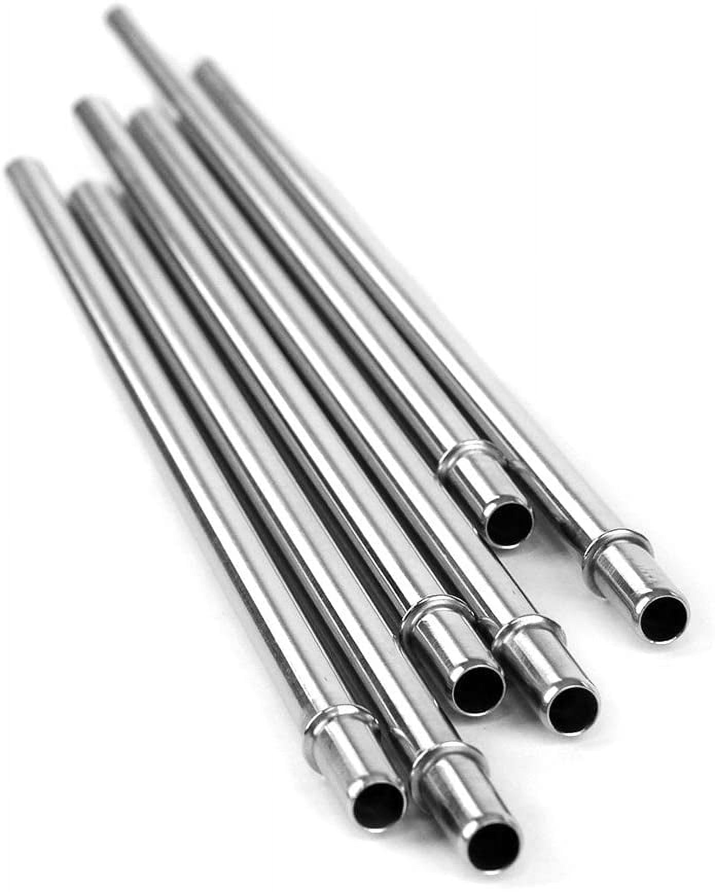 Stainless Steel Reusable Straws, 9.5-inches Straight Metal Straw for ...