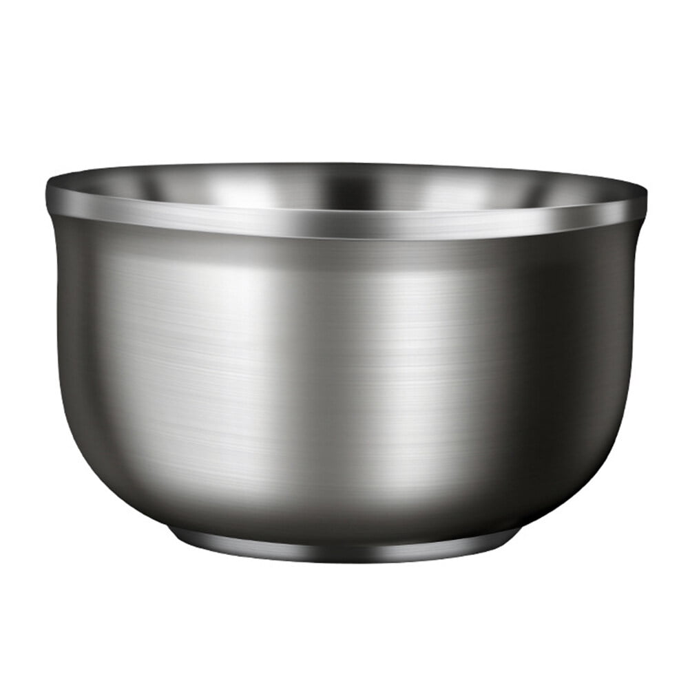 Stainless Steel Rice Bowl Kitchen Things Salad Bowls Large Metal Simple ...