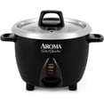 Stainless Steel Rice Cooker and Warmer with Uncoated Inner Pot 3 Cup ...