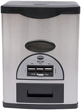 Stainless Steel Rice Dispenser, Auto Rice Dispenser 10kg/15kg Large ...