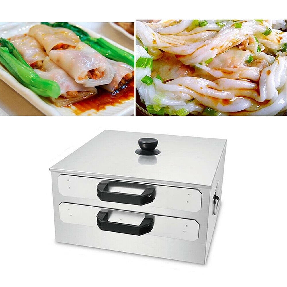 Stainless Steel Rice Rolls Cantonese Changfen Maker Double Layer ...
