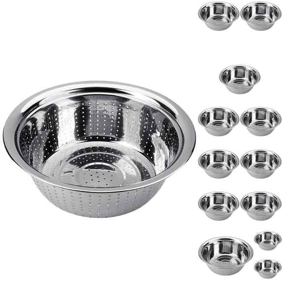 Stainless Steel Rice Washing Bowl Versatile Colander And Kitchen ...