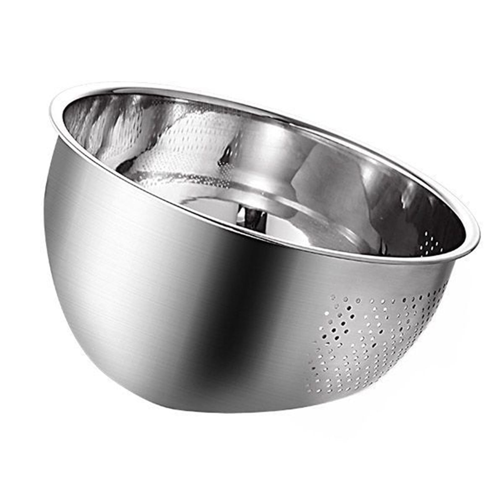 Stainless Steel Rice Washing Bowl with Slanted Design,Colander Strainer ...