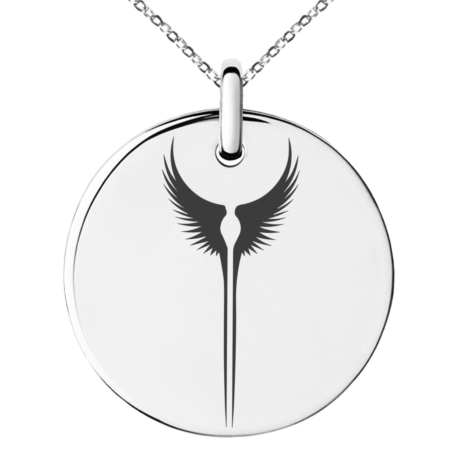 Tioneer Surgical Grade Stainless Steel Viking Engraved Valkyrie Rise ...