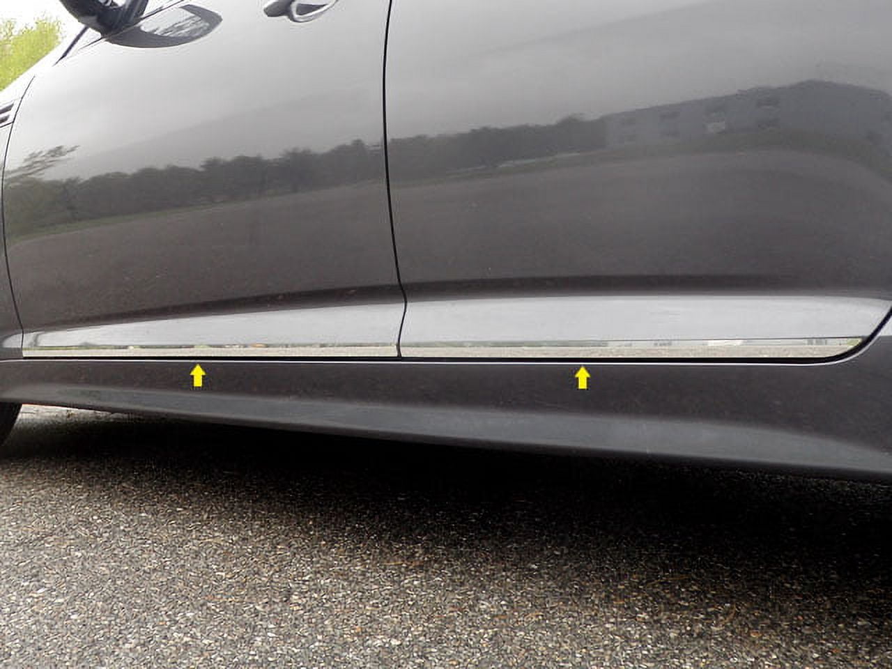 Stainless Steel Rocker Panel Trim 4Pc Fits 2011-2015 Kia Optima TH11805 ...