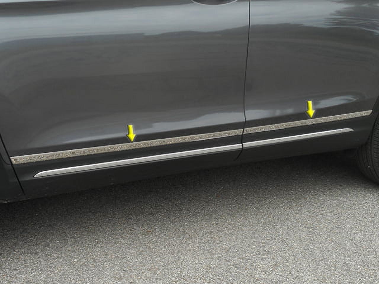 Stainless Steel Rocker Panel Trim 4Pc Fits 2016-2020 Honda Pilot ...